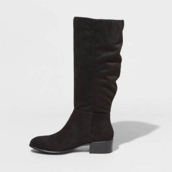 Universal Thread | Shoes | Universal Thread Hilda Scrunch Booties Black ...